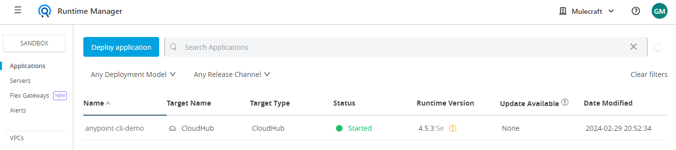 Deploy Mule Applications to CloudHub with Anypoint-CLI-v4